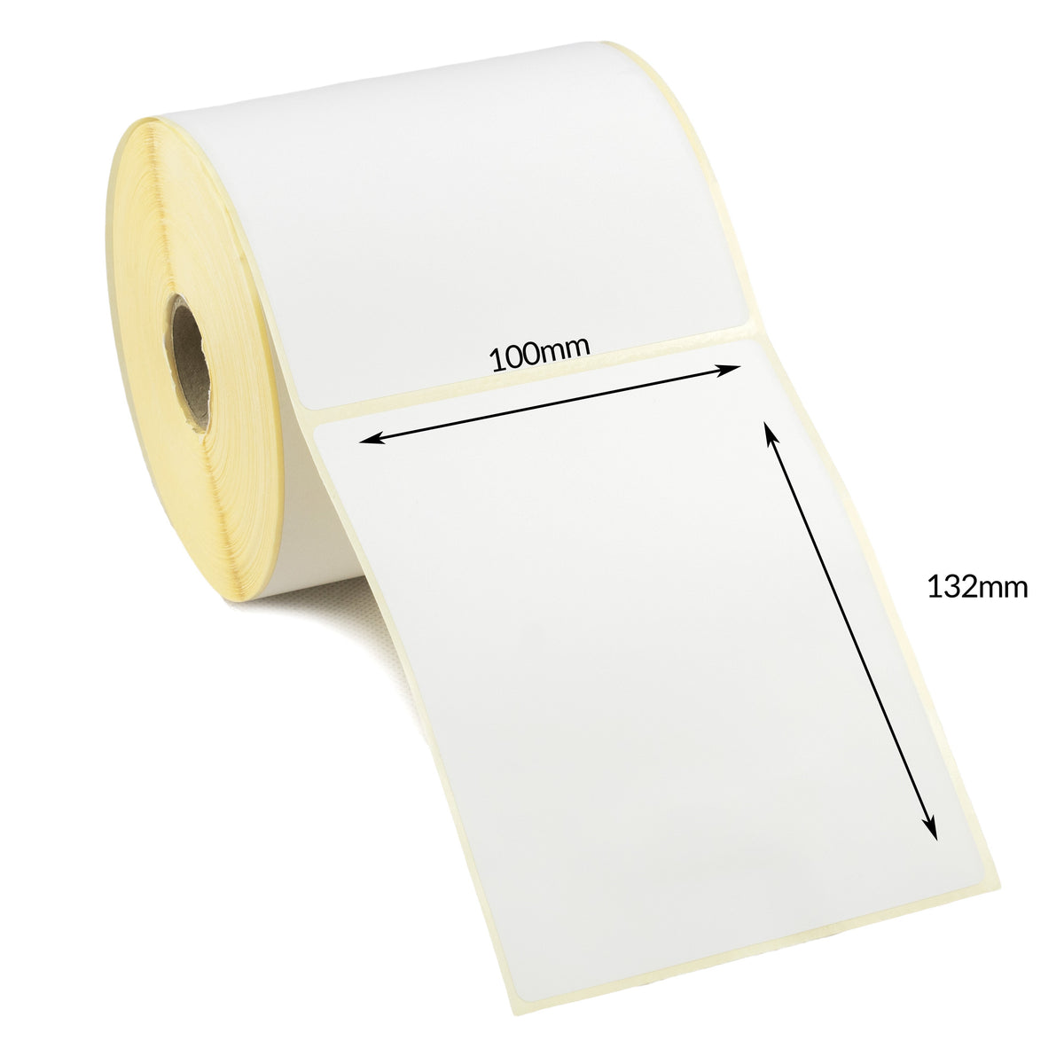 100 x 132mm Direct Thermal Top Coated Labels - Peelable Adhesive — CDM ...