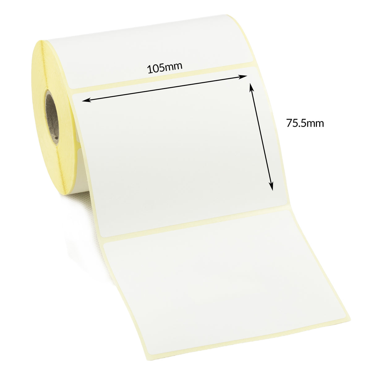 105 x 75.5mm Direct Thermal Labels - Permanent Adhesive — CDM Labels Ltd