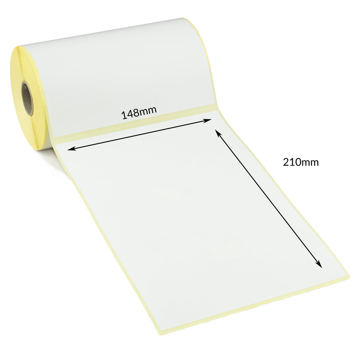 148 x 210mm Direct Thermal Labels - Freezer Grade Adhesive — CDM Labels Ltd