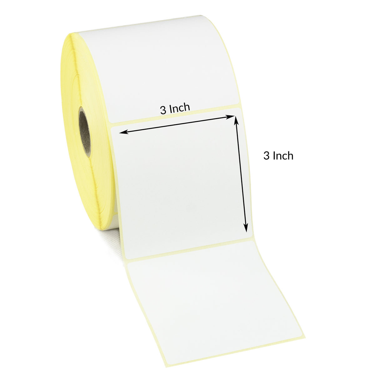 3x3 Inch Direct Thermal Labels - Peelable Adhesive — CDM Labels Ltd