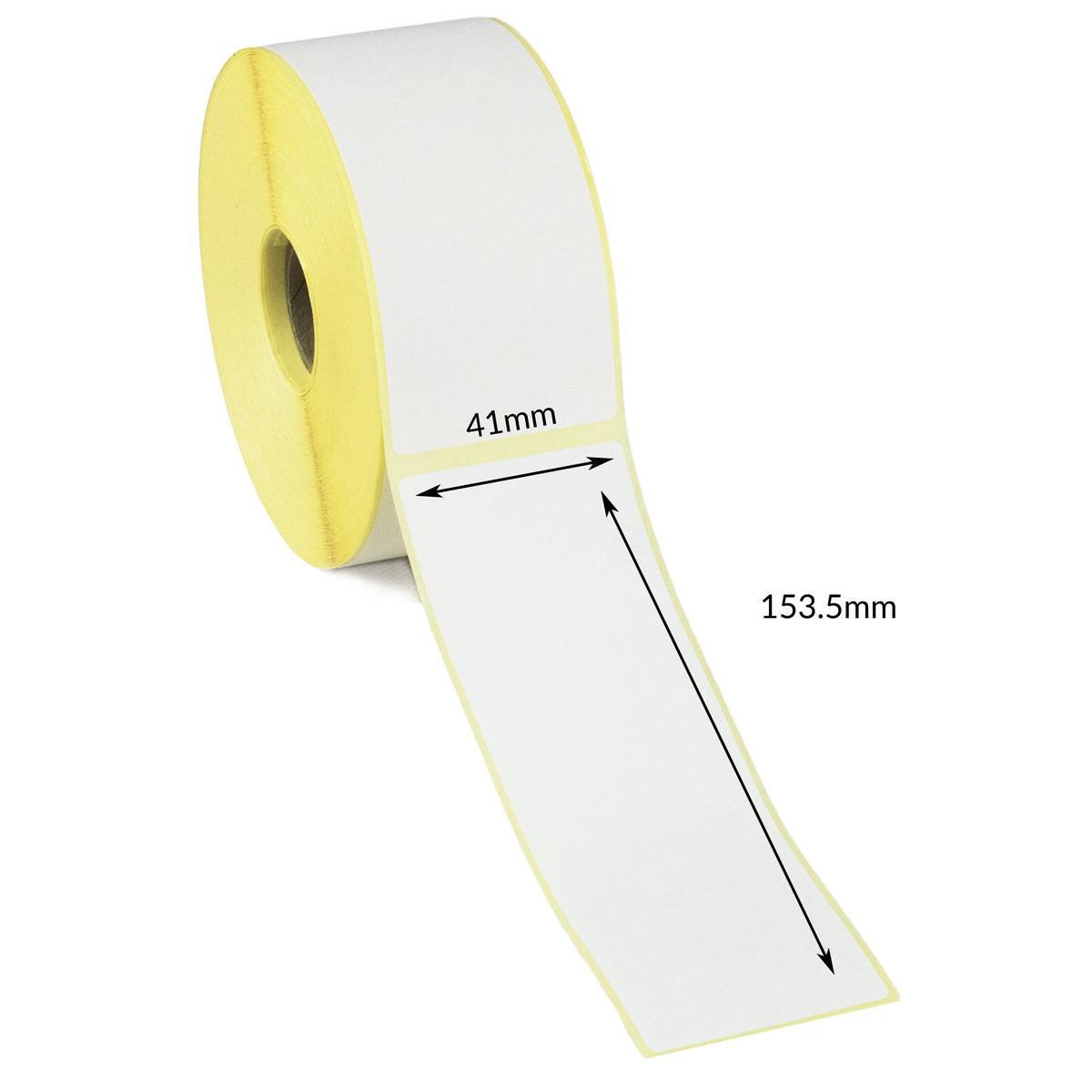 41 x 153.5mm Direct Thermal Labels - Permanent Adhesive — CDM Labels Ltd
