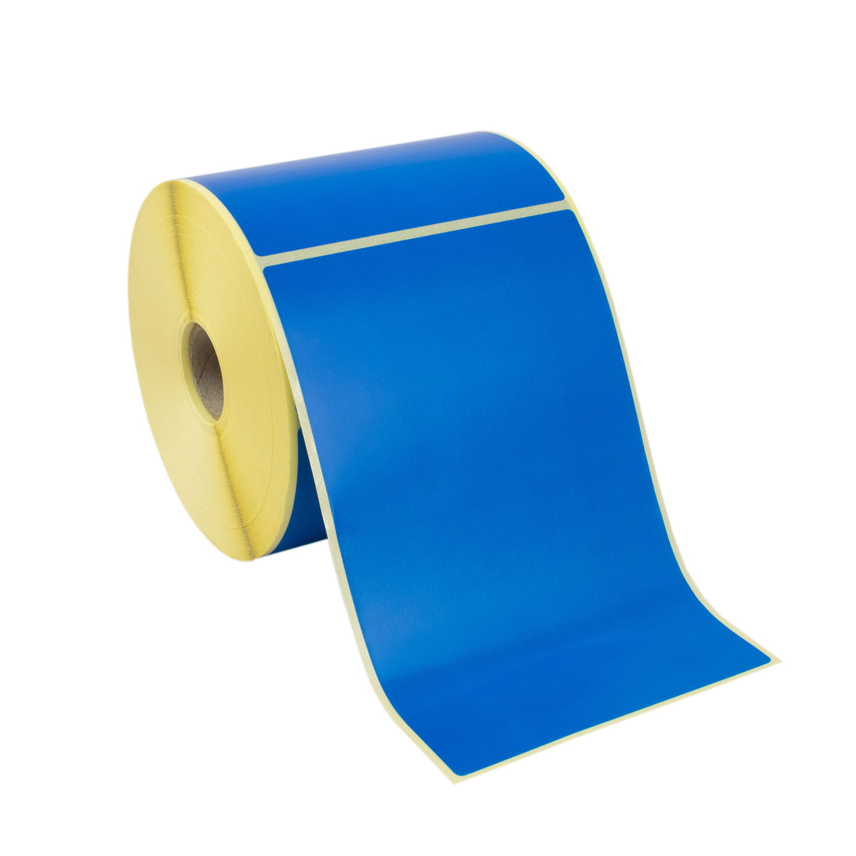 100mm x 150mm Process Blue, Direct Thermal Labels with Permanent adhes ...