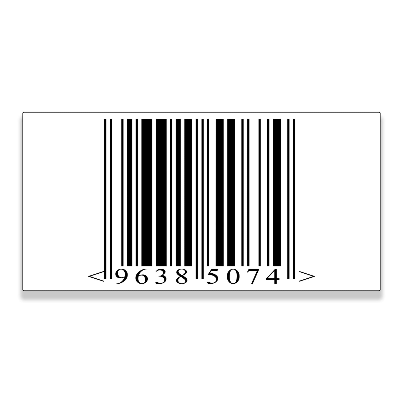 EAN-8 Printed Barcode Labels - 1000 Roll. | CDM Labels