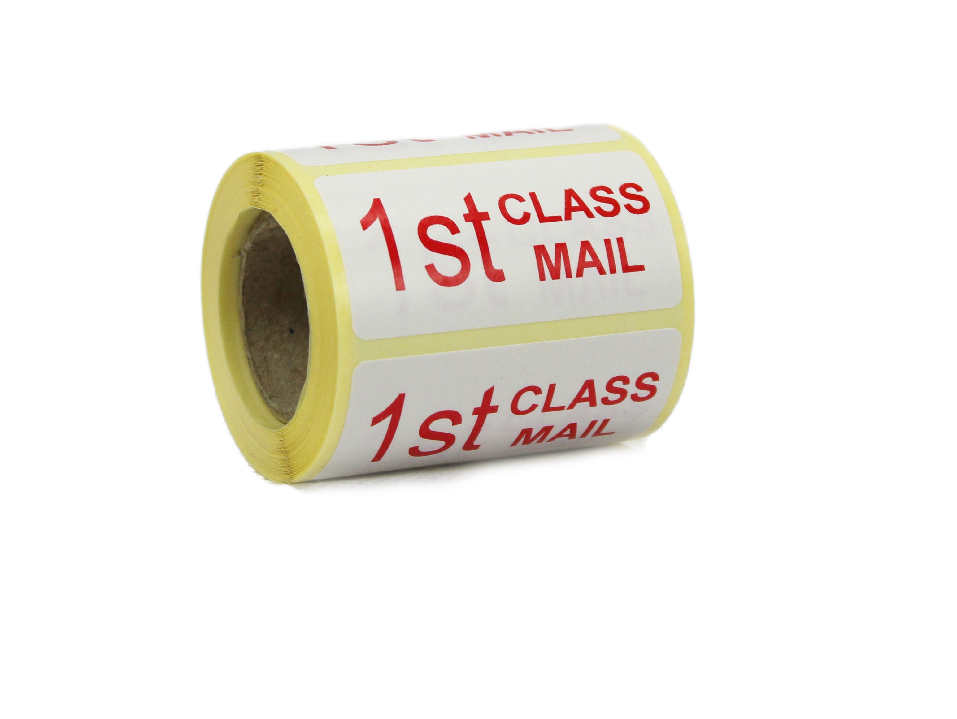 1st Class Mail Labels - 50 x 25mm, Printed Red on White — CDM Labels Ltd
