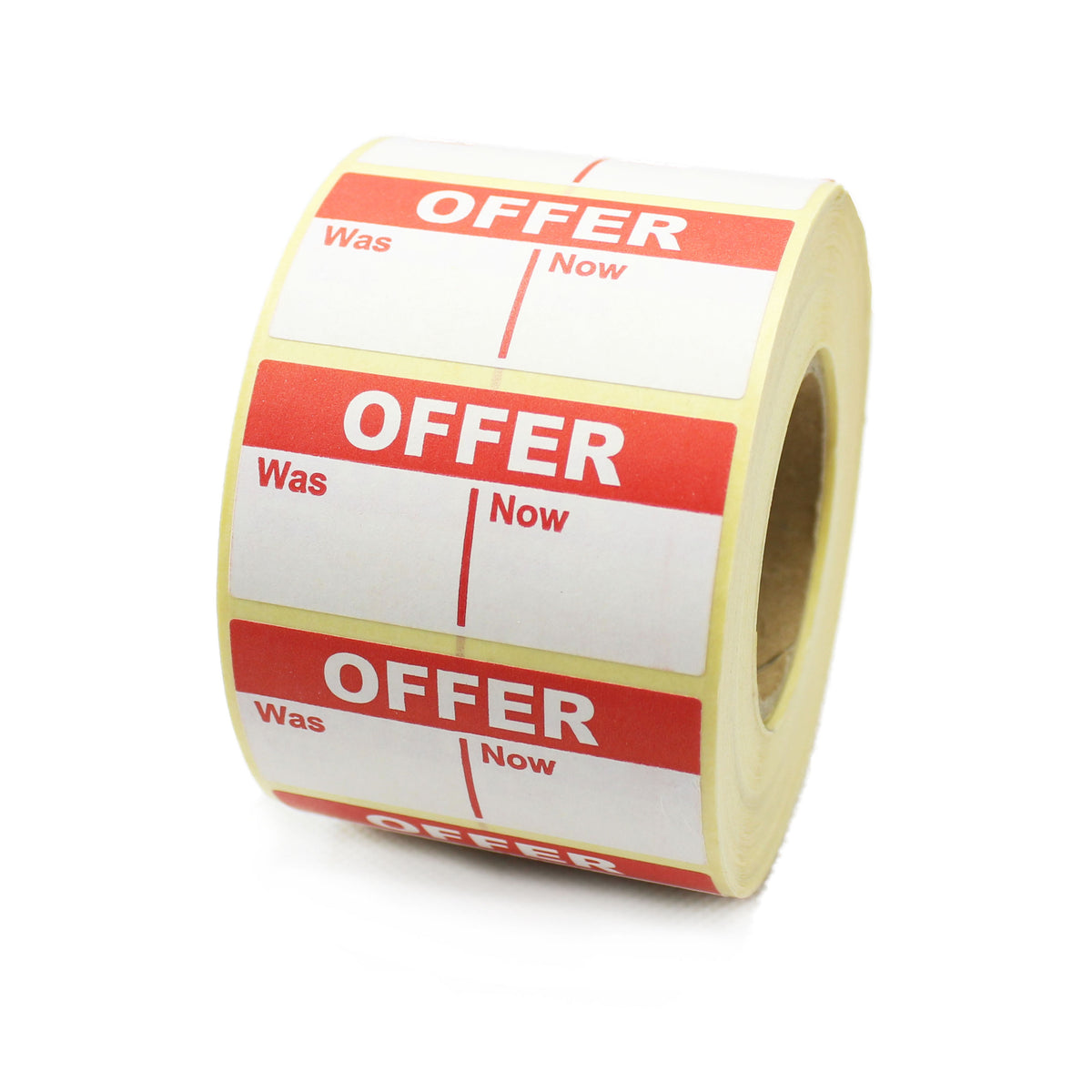 Offer - Was / Now Promotional Labels - 50 x 25mm | CDM Labels — CDM ...