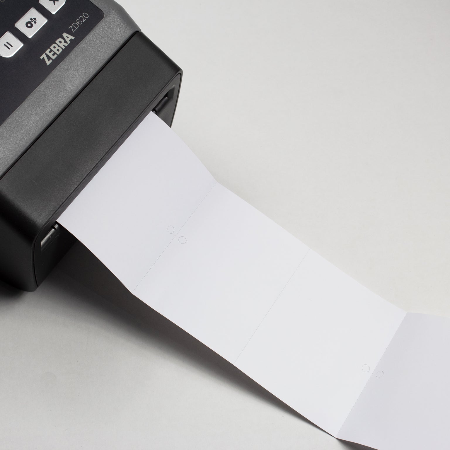 4" x 3" (101.6mm x 76.2mm) Fanfolded, Double sided, Hole Punched event ...